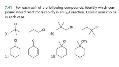 Solved 7.41 For each pair of the following compounds, | Chegg.com