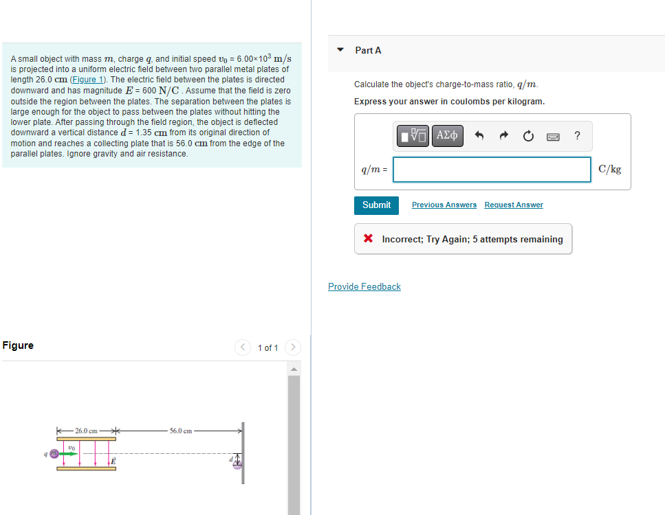 Solved X Incorrect; Try Again; 5 attempts remaining | Chegg.com