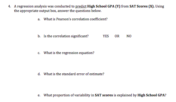 Solved SPSS LAB #1: Correlation and Regression SPSS Output | Chegg.com