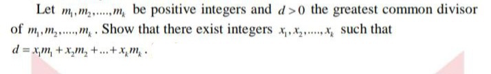 Solved Let m1,m2,dots,mk ﻿be positive integers and d>0 ﻿the | Chegg.com