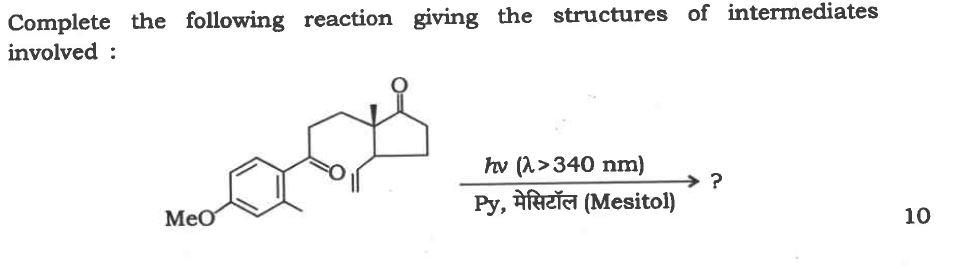 Solved Complete the following reaction giving the structures | Chegg.com
