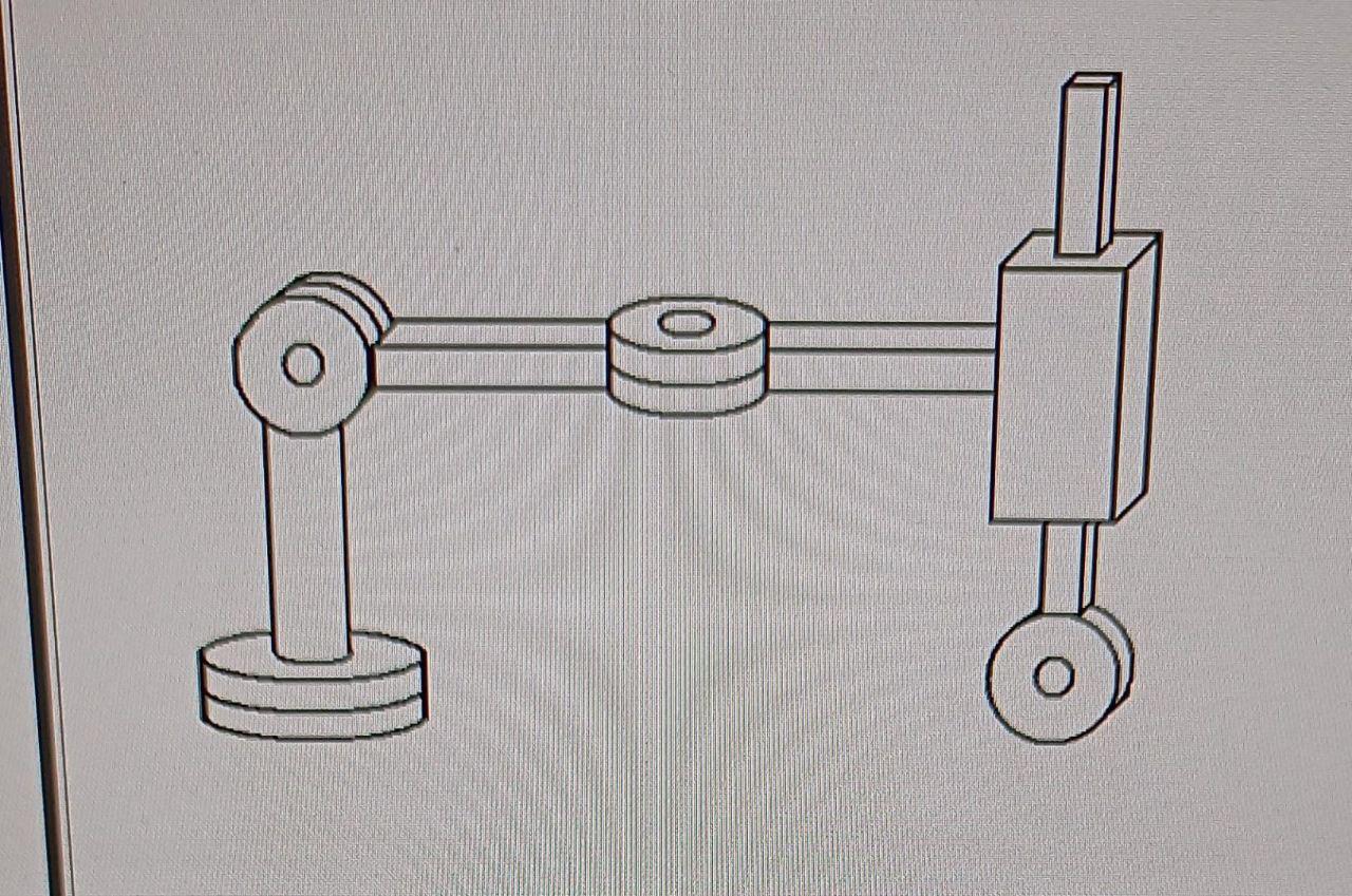 Solved For the following robotics arm, find the following 1. | Chegg.com