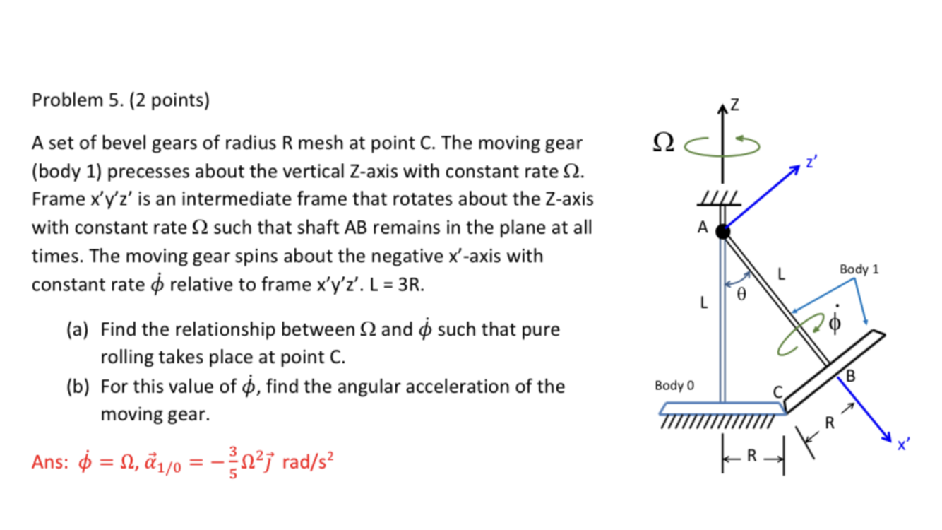 Solved Problem 5. (2 points) IZ act 2 A L Body 1 A set of | Chegg.com Solved Problem 5. (2 points) IZ act 2 A L Body 1 A set of | Chegg.com