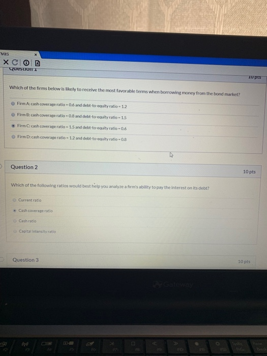 Solved Question 7 Assuming all else remains the same, which | Chegg.com