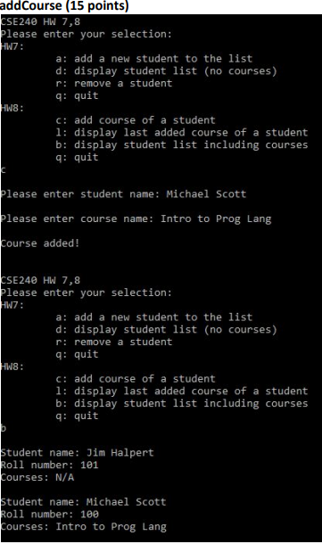 Solved // CSE240 Fall 2018 HW 7 & 8 // Write your name | Chegg.com