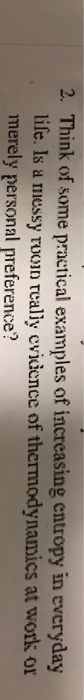 Solved Think of some practical examples of increasing | Chegg.com