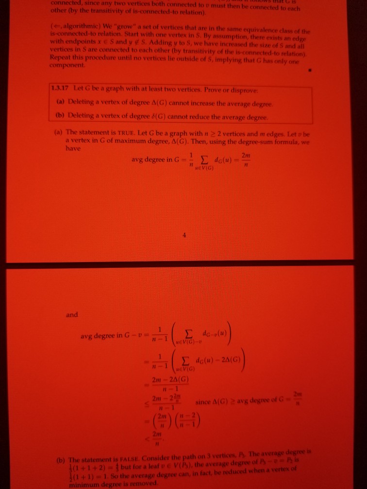 Solved Let G be a graph with at least 2 vertices. Prove | Chegg.com