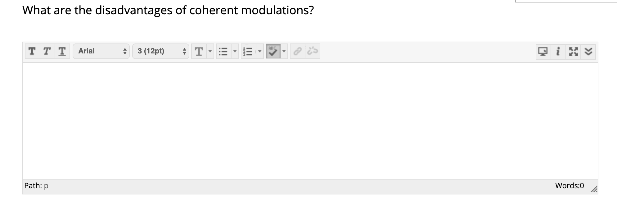 Solved What are the disadvantages of coherent modulations? | Chegg.com