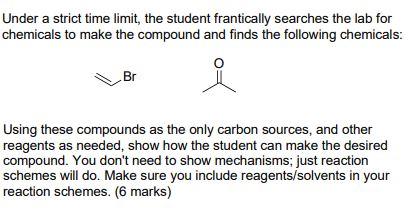 Solved Under a strict time limit, the student frantically | Chegg.com