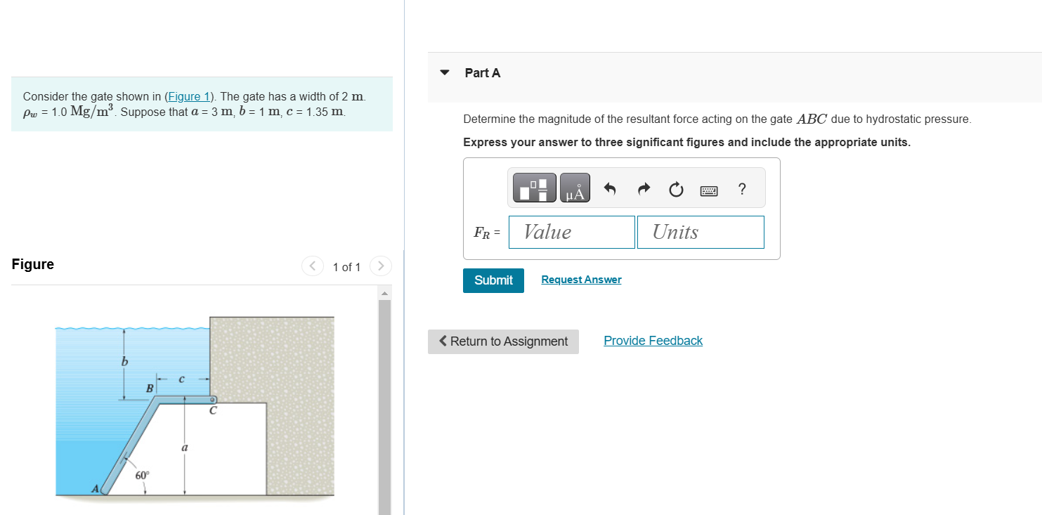 Solved by an EXPERT Consider the gate shown in (Figure 1). ﻿The gate has | Chegg.com