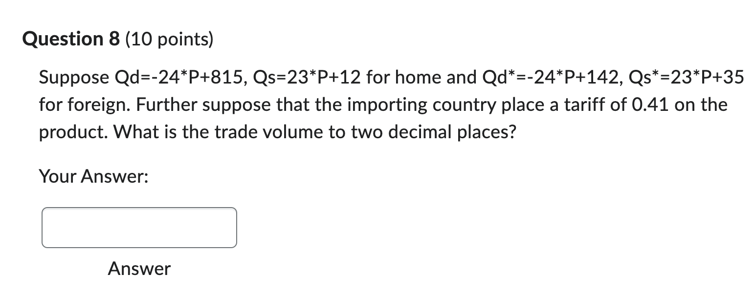 Solved Question 8 (10 ﻿points)Suppose | Chegg.com