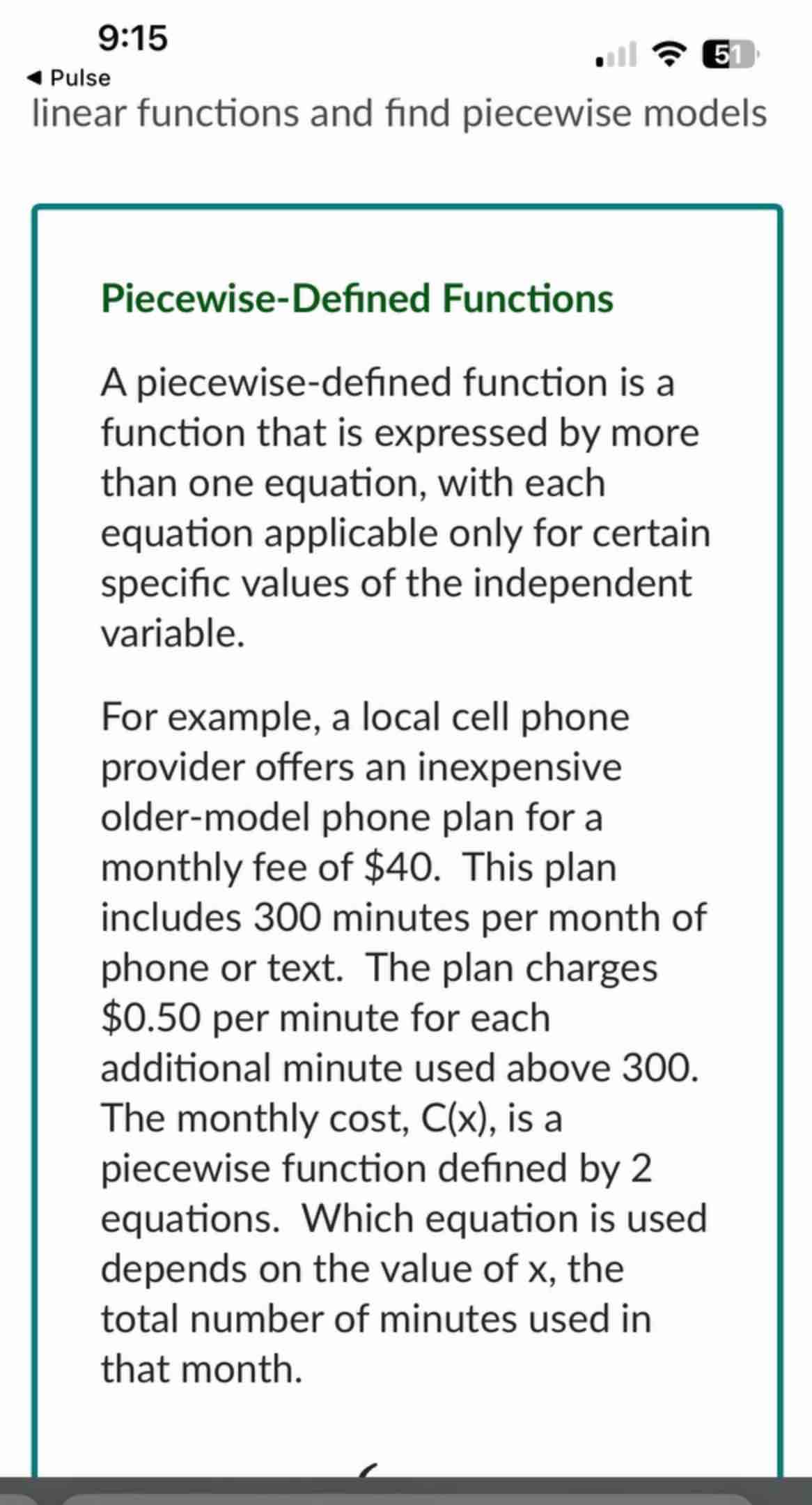 Solved Piecewise-Defined Functions A piecewise-defined | Chegg.com