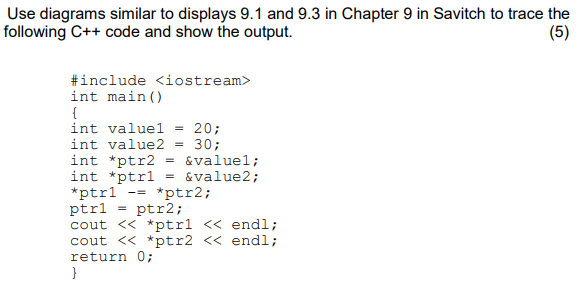 Solved Use diagrams similar to displays 9.1 and 9.3 in | Chegg.com