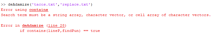 Homework 5 Low Level File VO Function Name: deAdamize | Chegg.com