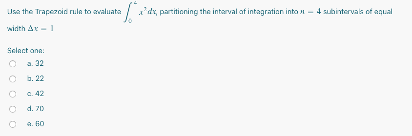 Solved Use the Trapezoid rule to evaluate / xdx, | Chegg.com