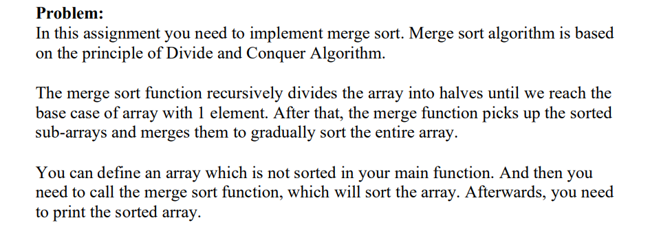 Solved Problem: In this assignment you need to implement | Chegg.com