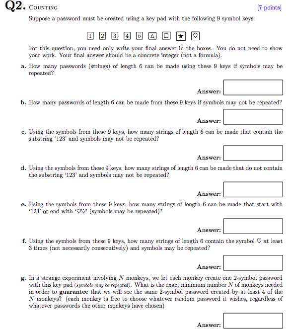 Solved Can you please solve all the questions as I am trying | Chegg.com