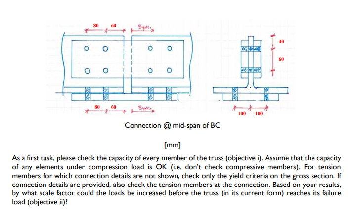 Solved The owner of an existing old pin-jointed bridge truss | Chegg.com