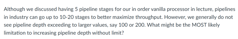Solved Although we discussed having 5 pipeline stages for | Chegg.com