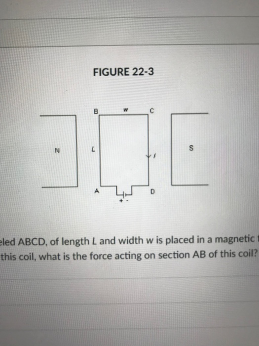 Solved A rectangular coil with corners labeled ABCD, of | Chegg.com