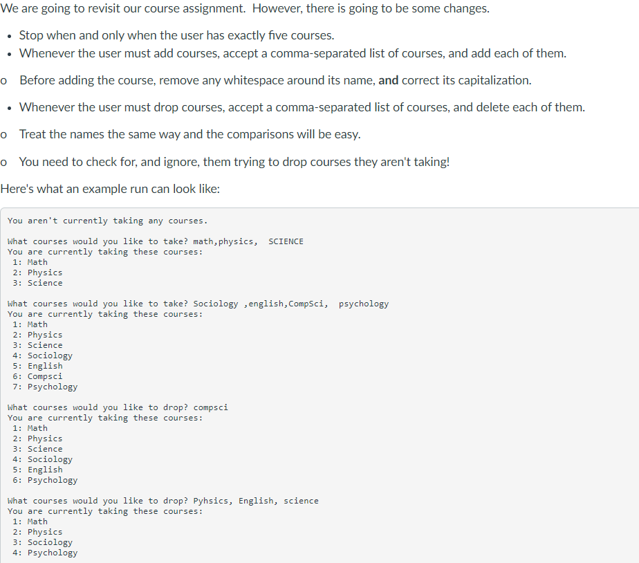 Solved . We are going to revisit our course assignment. | Chegg.com