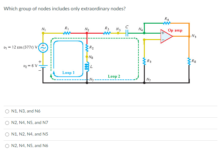 Solved Which group of nodes includes only extraordinary | Chegg.com