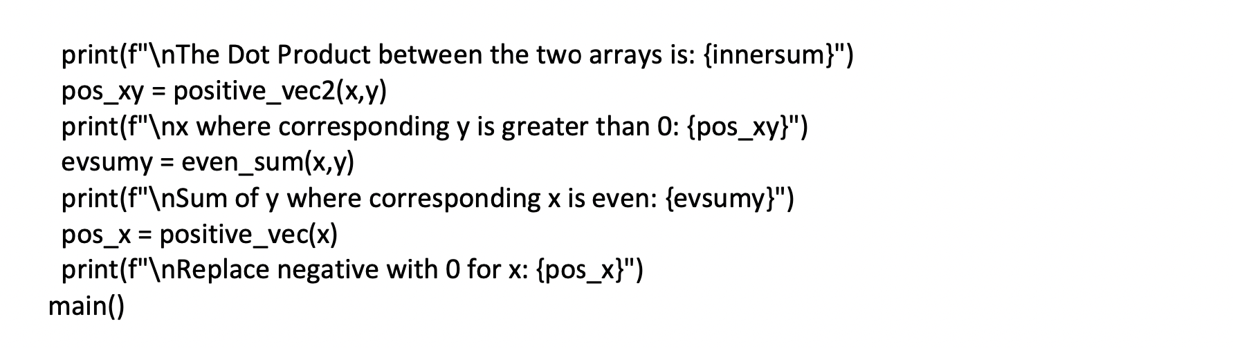 Solved I got my assignment description, the code I wrote, | Chegg.com