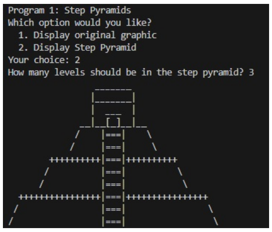 Solved The Step PyramidThe step pyramid has a temple | Chegg.com