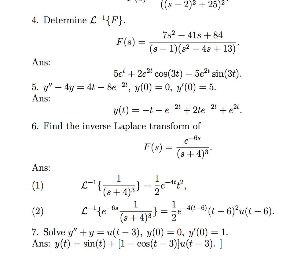 Solved PLEASE SHOW ME HOW TO REACH THE GIVEN ANSWERS, PLEASE | Chegg.com