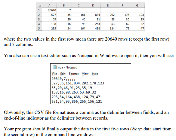 Solved This program reads one command line parameter (or | Chegg.com