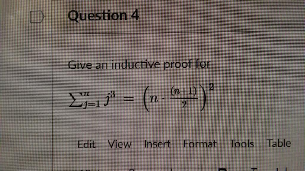Solved Question 4 Give an inductive proof for (n+1) 21-133 | Chegg.com