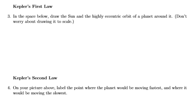 Solved 2 Kepler Activity Intoduction This activity will | Chegg.com