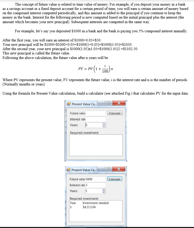 Solved Visual Basic 2012 Please show scrip from visual basic | Chegg.com