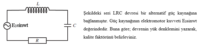 Solved The serial LRC circuit in the figure is connected to | Chegg.com