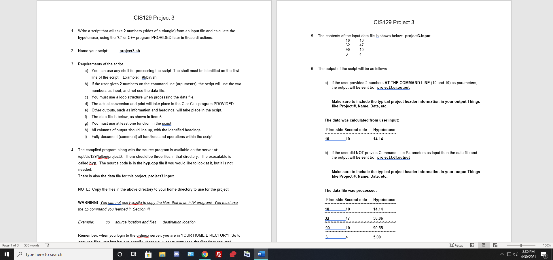 Solved CIS129 Project 3 Hello can you please explain exactly | Chegg.com
