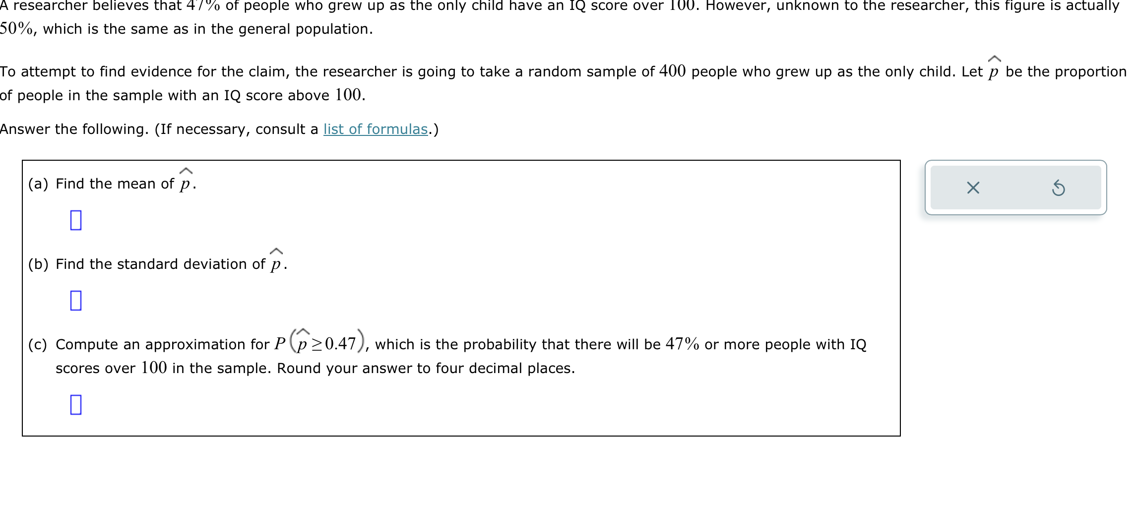 Solved A Researcher Believes That 47 of People Who Grew Up Chegg solved-a-researcher-believes-that-47-of-people-who-grew-up-chegg