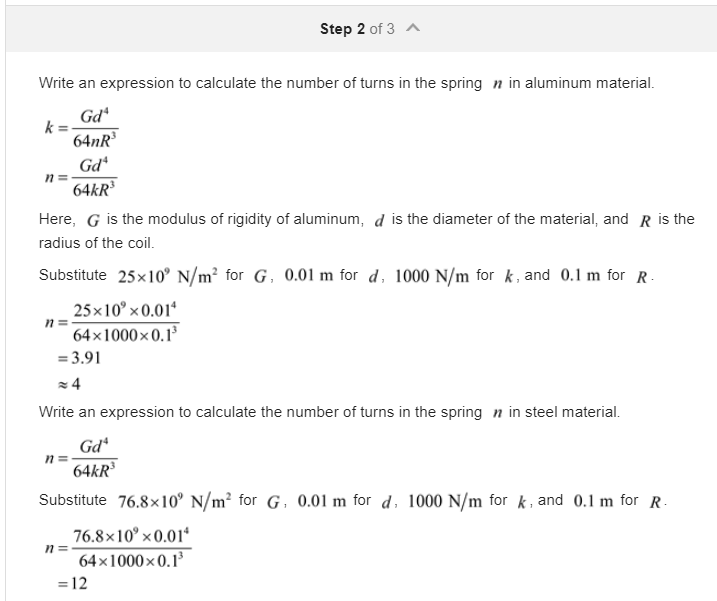 Solved Problem 3: Design a helical spring to be made of | Chegg.com