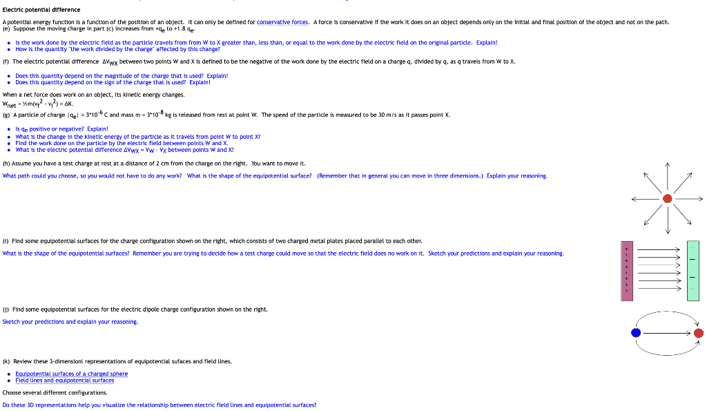 Solved Electric potential difference (e) Suppose the moving | Chegg.com