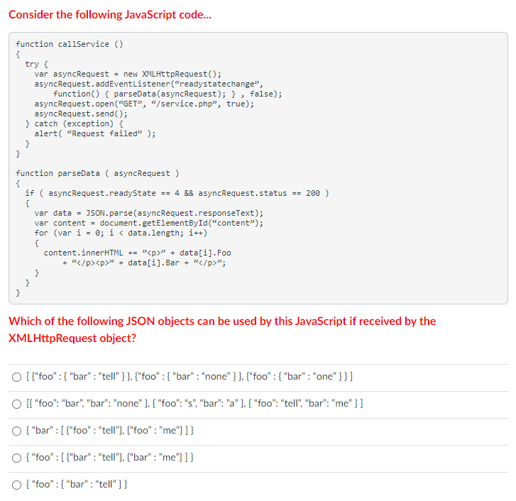 Solved Consider The Following Javascript Code Function 6460