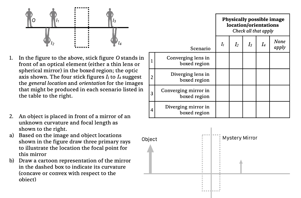 Solved 0 11 Physically Possible Image Location Orientations