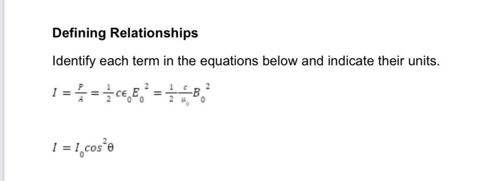 Solved Defining RelationshipsIdentify each term in the | Chegg.com