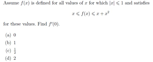 Solved Assume f(x) is defined for all values of x for which | Chegg.com