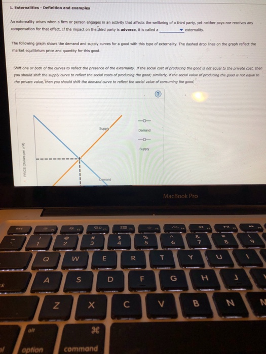 Solved 1. Externalities- Definition and examples An | Chegg.com