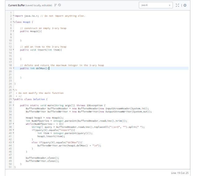 Solved A 3-ary heap is like a binary heap, except that each | Chegg.com