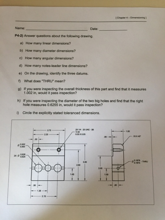 Solved [Chapter Name Date: P4-2) Answer questions about the | Chegg.com