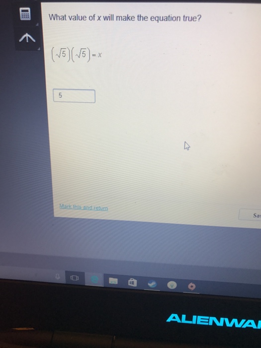Solved What value of x will make the equation true? | Chegg.com