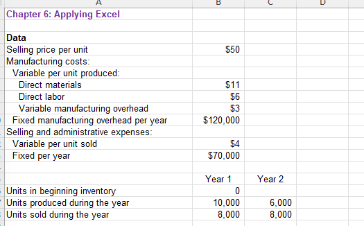 Solved The Chapter 6 Form worksheet is to be used to create | Chegg.com