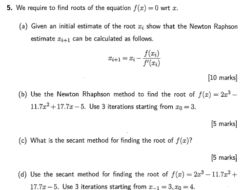 Solved computational engineering / numerical analysis Root | Chegg.com