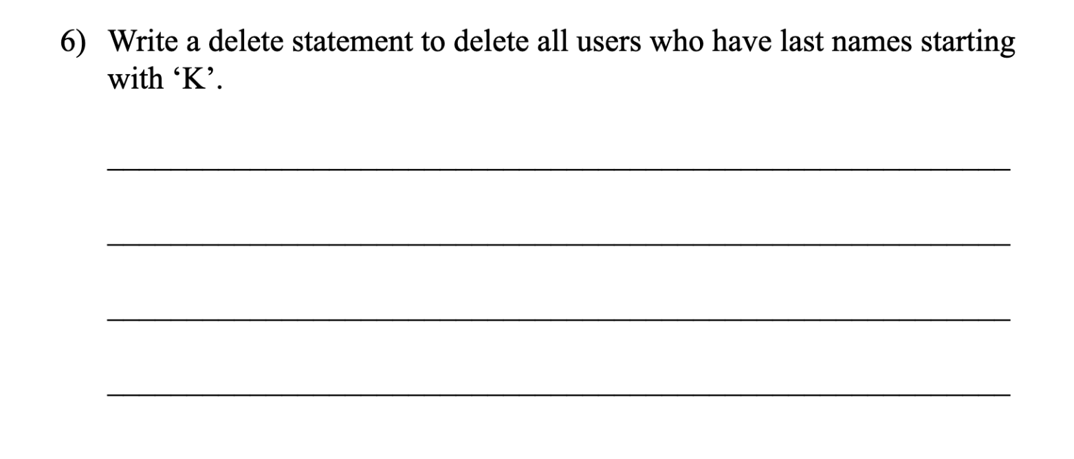 Solved 10) Given a table [Employee) with the following | Chegg.com