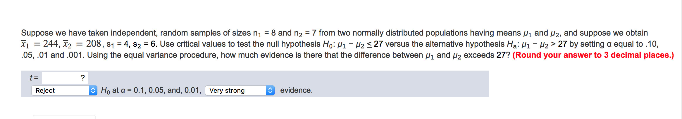 Solved Suppose we have taken independent, random samples of | Chegg.com